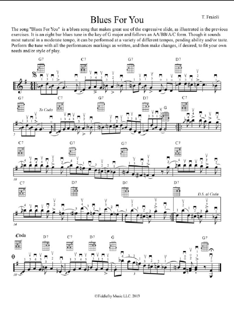 Blues For You | PDF