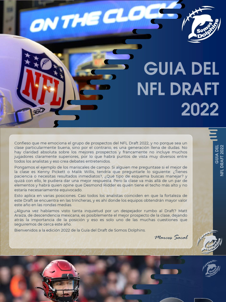 Guia NFL Draft 2022 | PDF | fútbol americano | Deportes