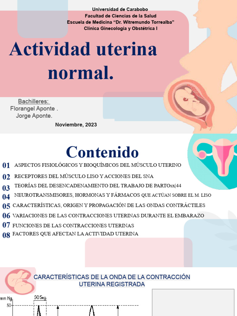 Actividad Uterina Normal | PDF | Olas | Parto
