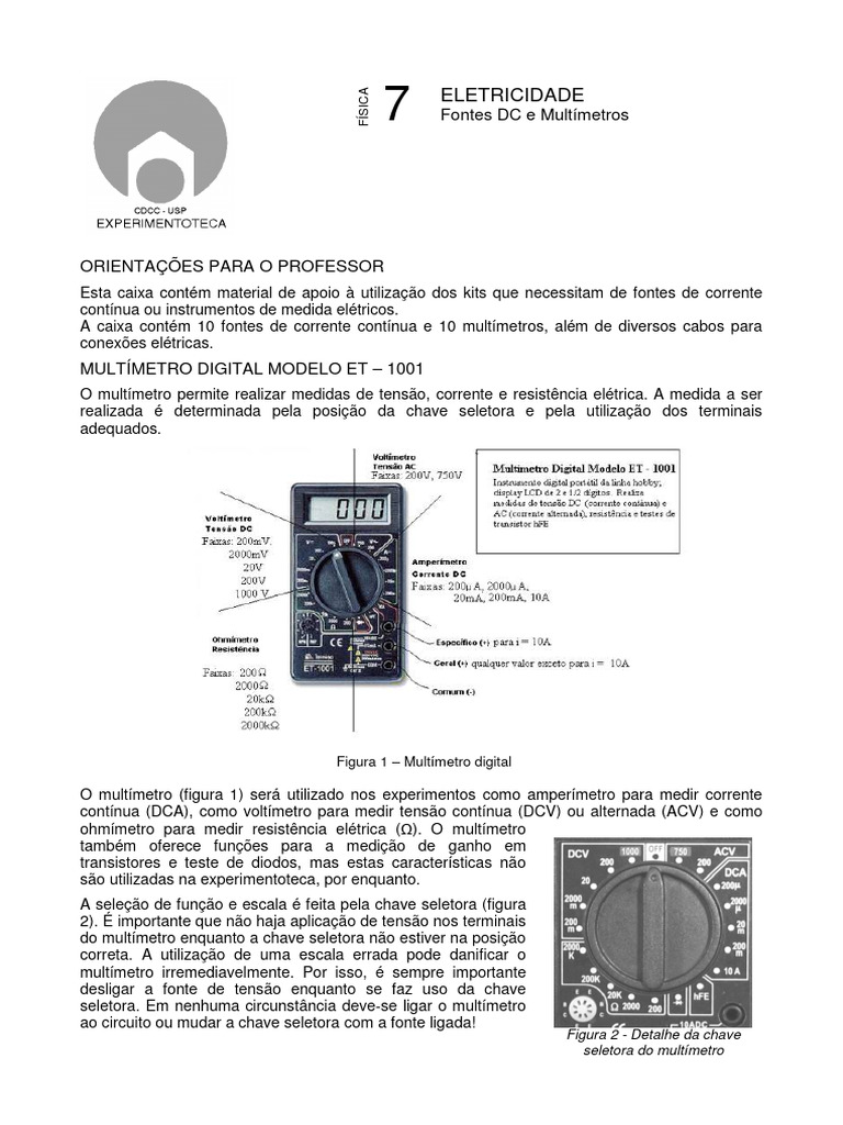 Orienta Prof Eletricidade | PDF | Rede elétrica | Eletricidade