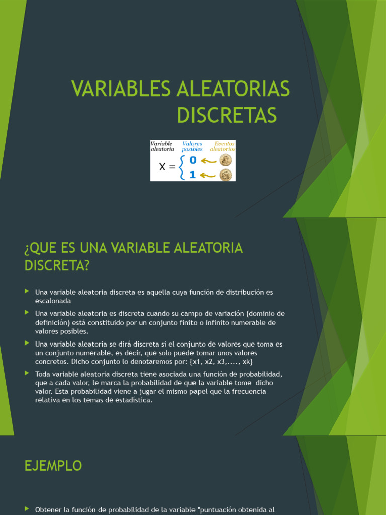 Variables Aleatorias Discretas | PDF