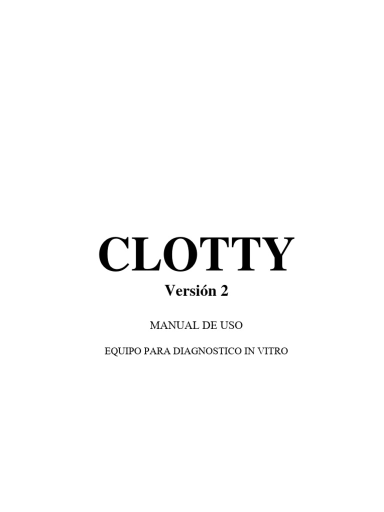 Clotty v2 | PDF | Sangre | Tejido (biología)