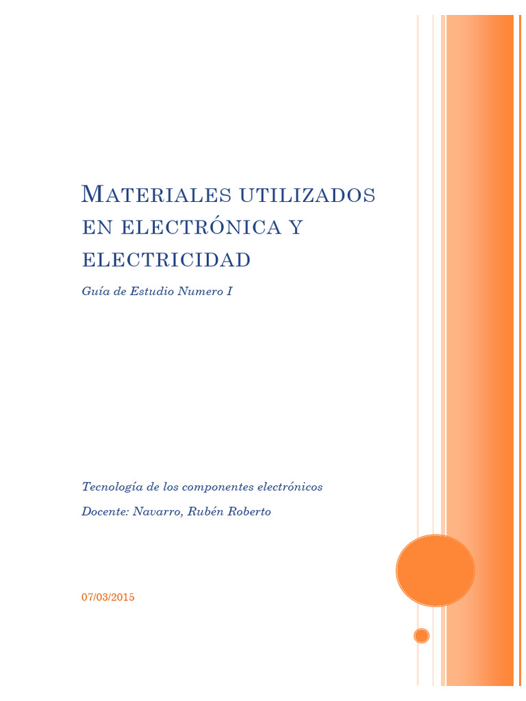 Guia de Estudio I | PDF | Semiconductores | Dopaje (semiconductor)