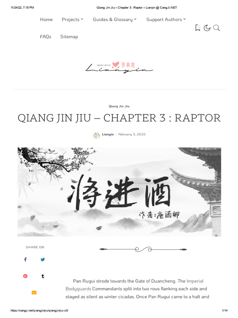 Chapter 3 - Raptor | PDF | Emperor Of China