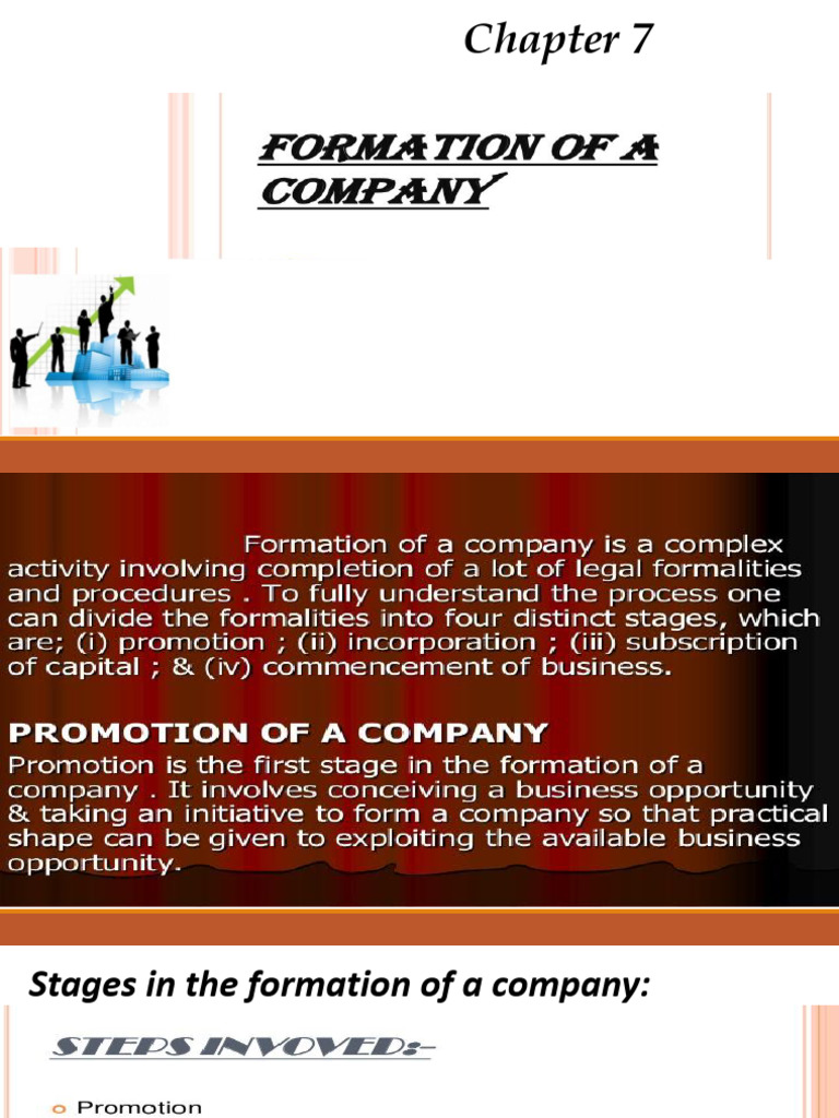 Stages in Company Formation Process | PDF | Articles Of Association ...