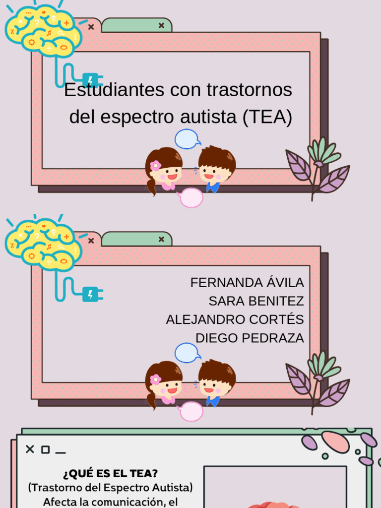 Estudiantes Con Trastornos Del Espectro Autista (TEA) .PDF 2. | PDF ...