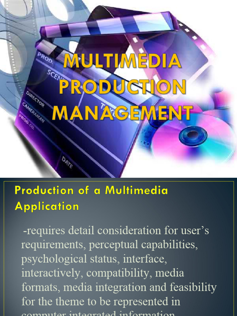 Multimedia Production Management (For Printing) | PDF | Multimedia ...