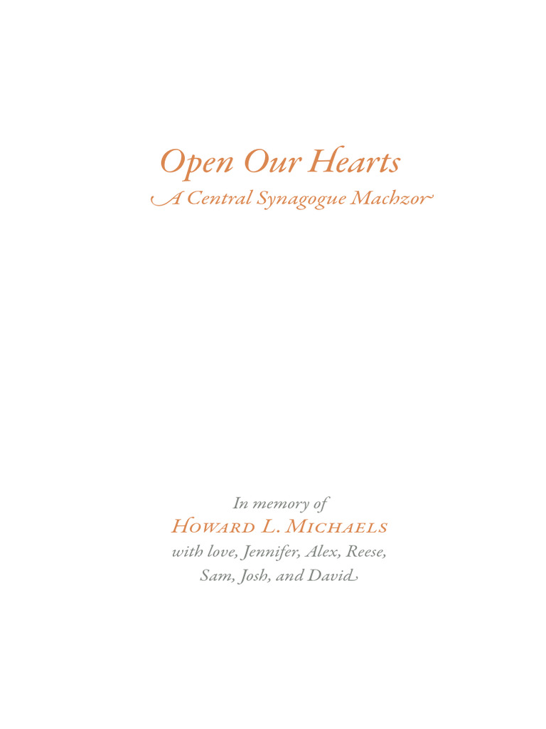 Yom Kippur Reflections | PDF | Shema Yisrael | Jewish Belief And Doctrine