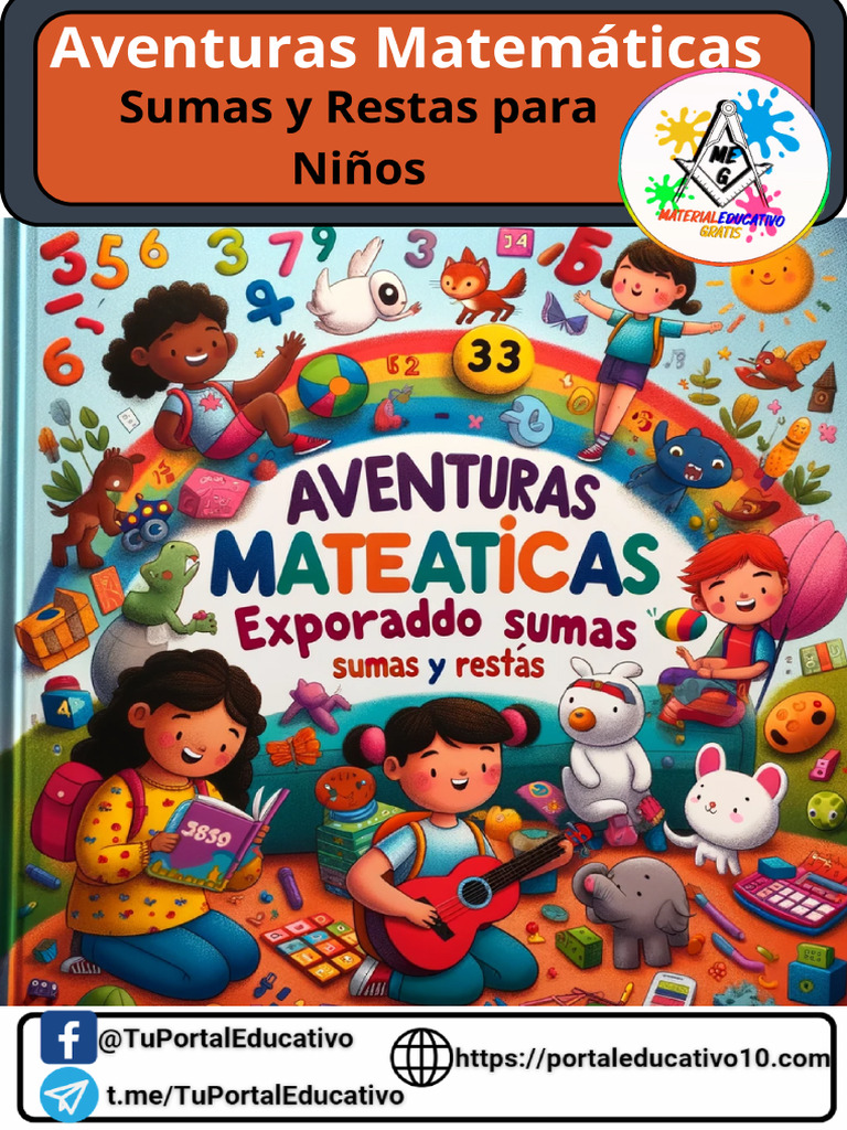 Aventuras Matemáticas Sumas y Restas para Niños Portaleducativo10 | PDF