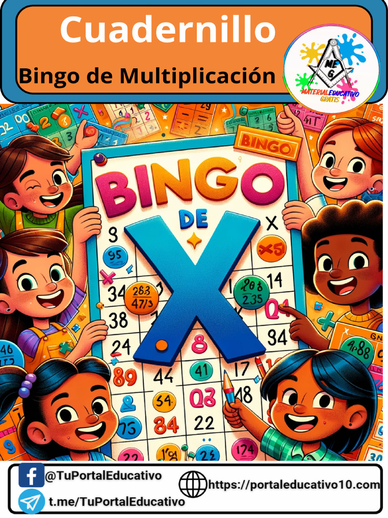 Bingo de Multiplicaciones Aprende Jugando Portaleducativo10 | PDF