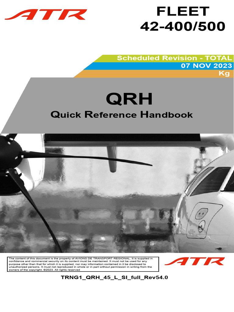 QRH 42-500 | PDF | Runway | Flight