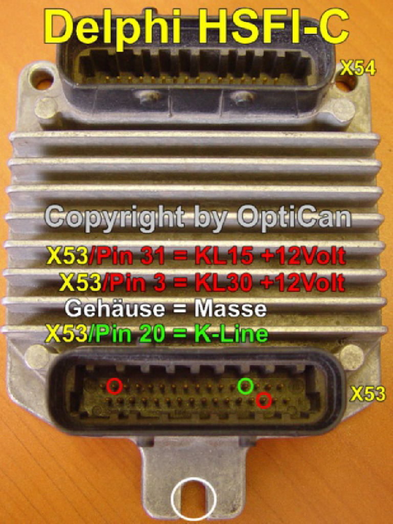 PINOUT 454px-Delphi HFSI C | PDF