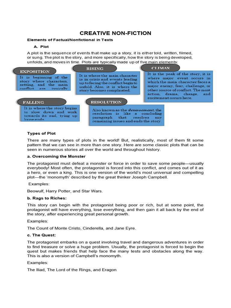 Elements of Nonfiction Storytelling | PDF | Narration | Irony