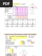 RCC Footing Design | PDF | Foundation (Engineering) | Column