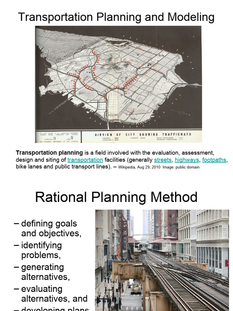 Transportation Planning Lecture | PDF | Transport