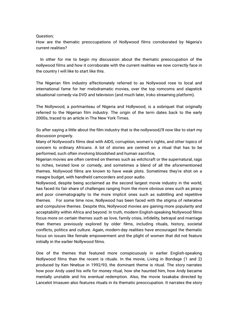 Assignment 1 | PDF | Nigeria | Poverty