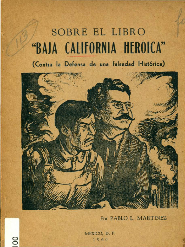Pablo L. Martinez. Sobre El Libro Baja California Heroica - 1960 | PDF ...