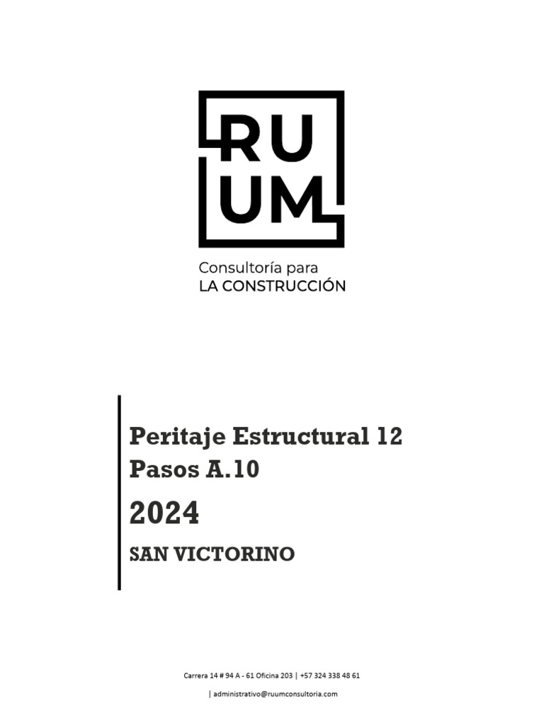 24-21-01. Peritaje Estructural | PDF | Fundación (Ingeniería) | Rigidez