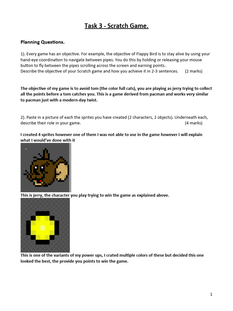 Task 3 - Scratch Game | PDF