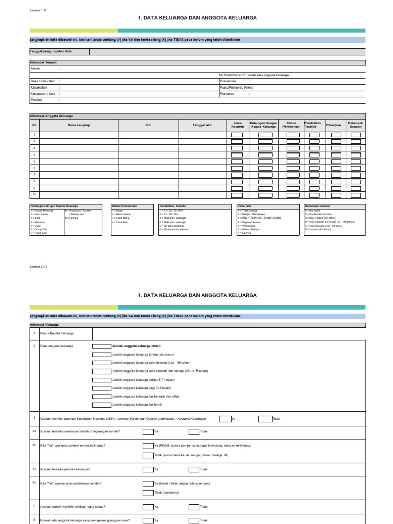 Rekapitulasi Kunjungan Rumah Kader Posyandu | PDF