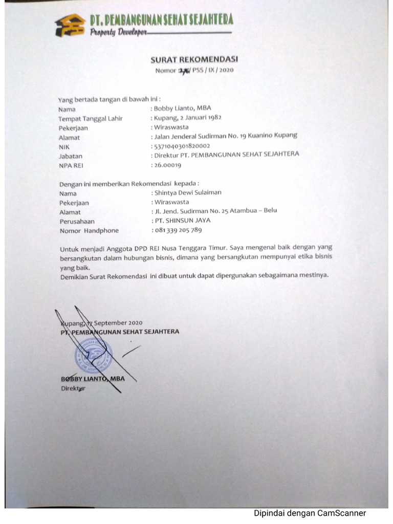 Rekom PSS Rei 2 | PDF