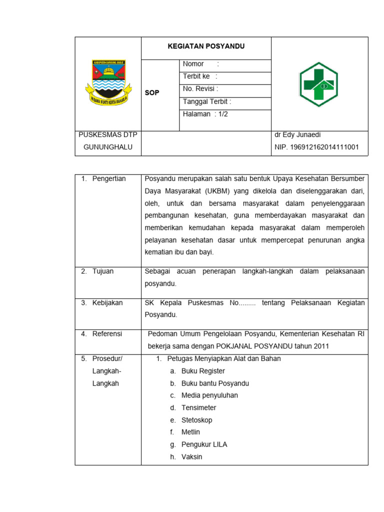 Kegiatan Posyandu | PDF | Ilmu Sosial | Kesehatan Holistik