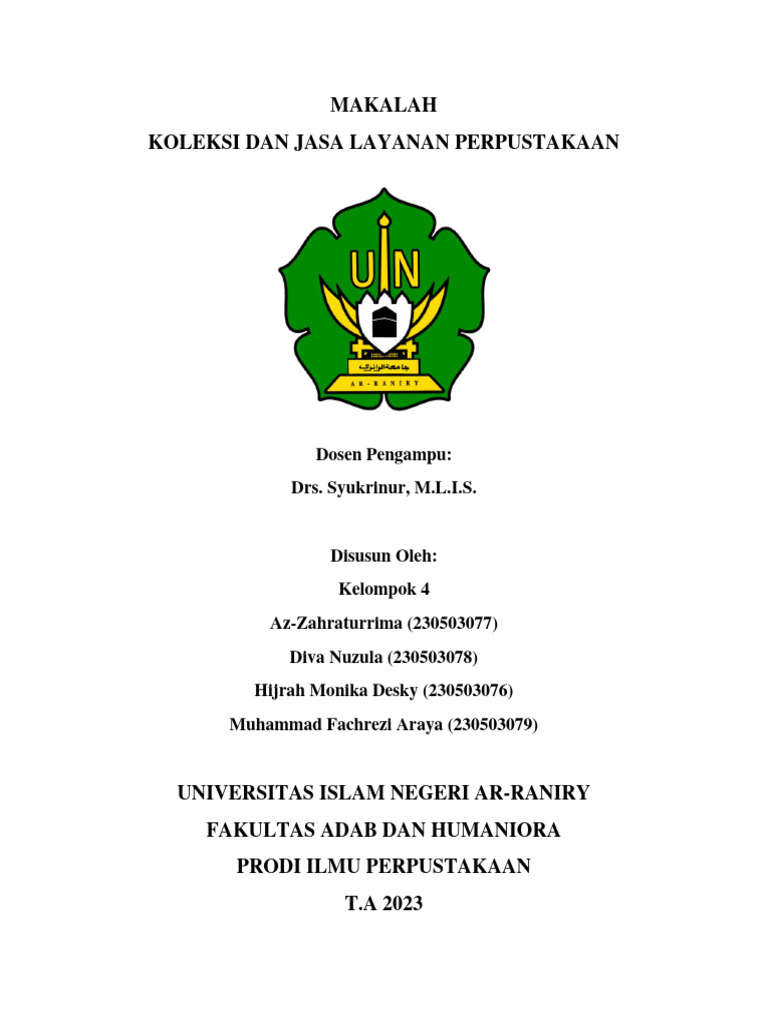 Makalah Ilpus KLP 4 | PDF