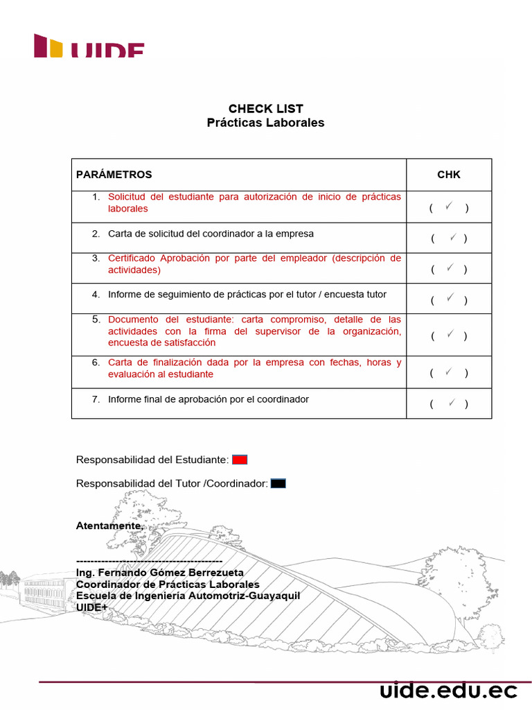 Check List (2) | PDF