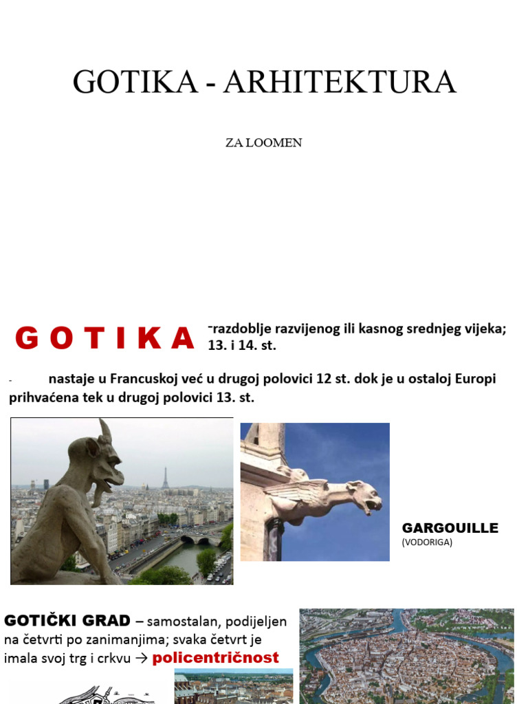 Gotika - Arhitektura | PDF