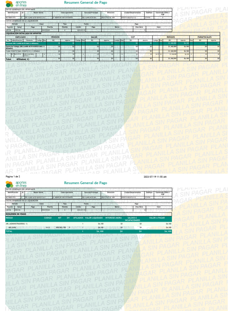 Mafars 025 | PDF | Servicios financieros | Sector privado