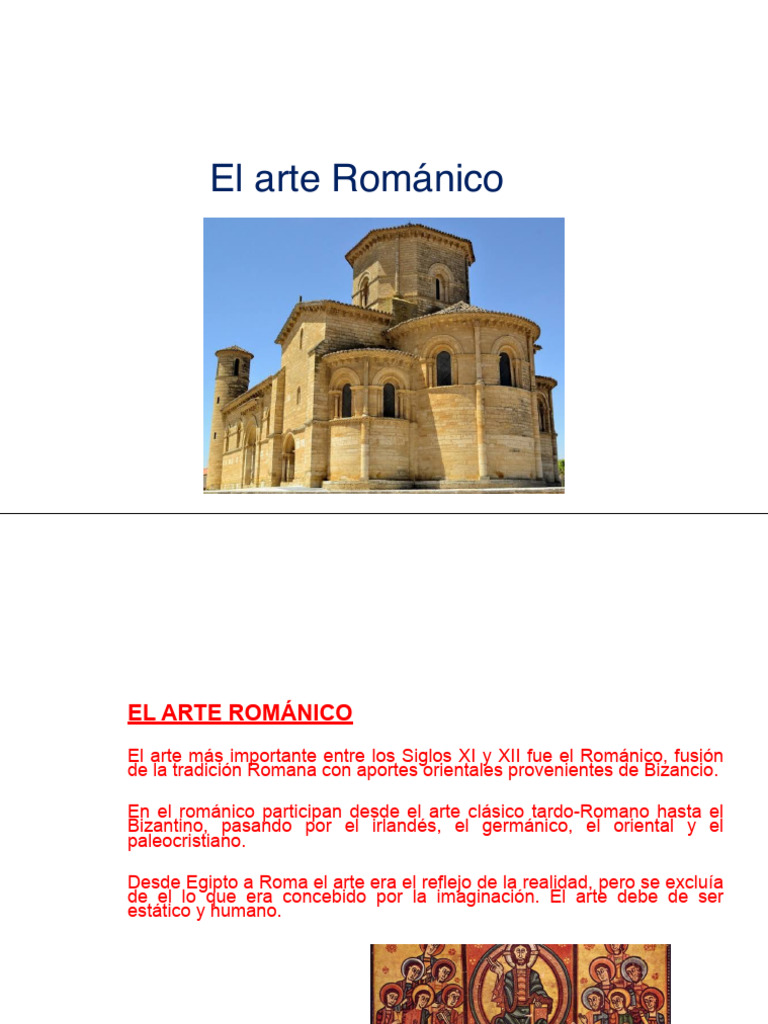 Arte Románico: Arquitectura y Escultura | PDF | Iglesia (edificio)