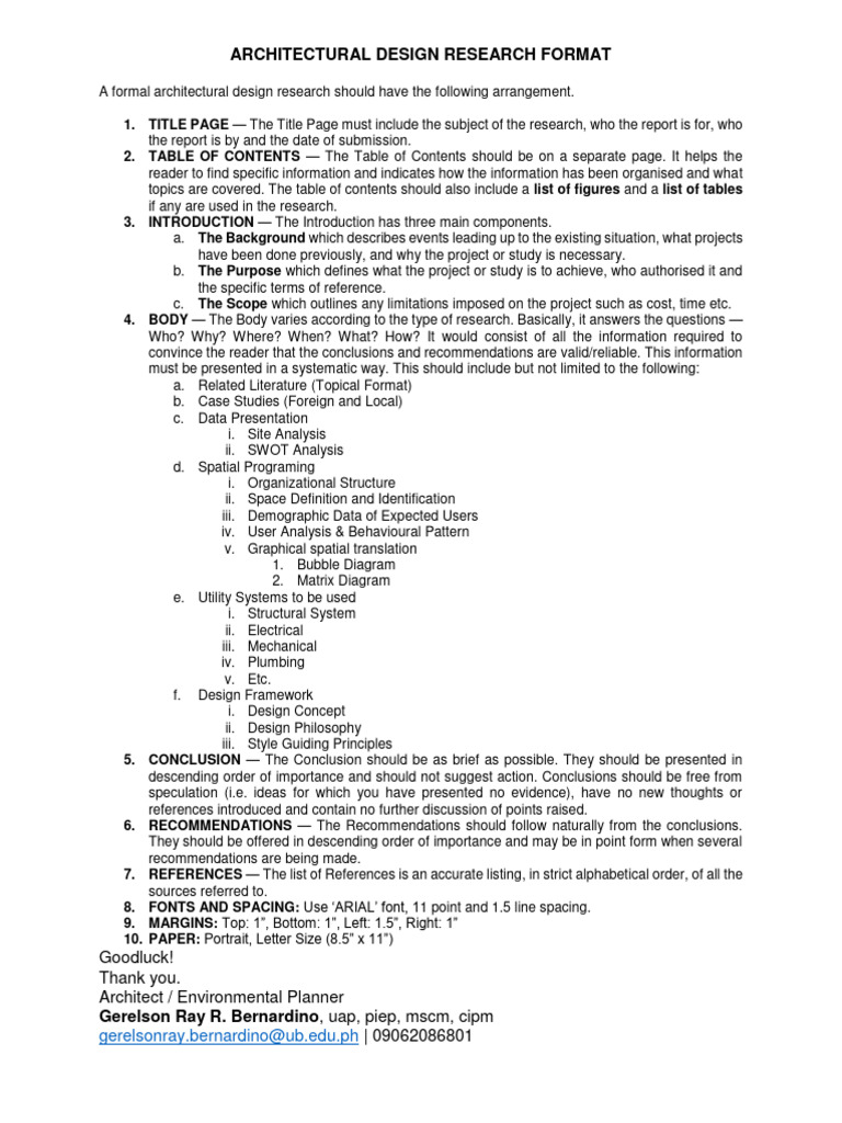Design Research Format | PDF | Information