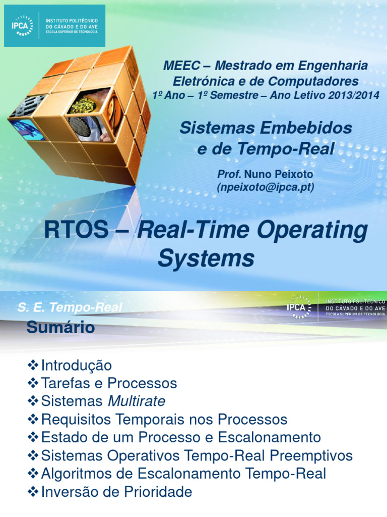 Setr Rtos | PDF | Agendamento (informática) | Sistema operacional