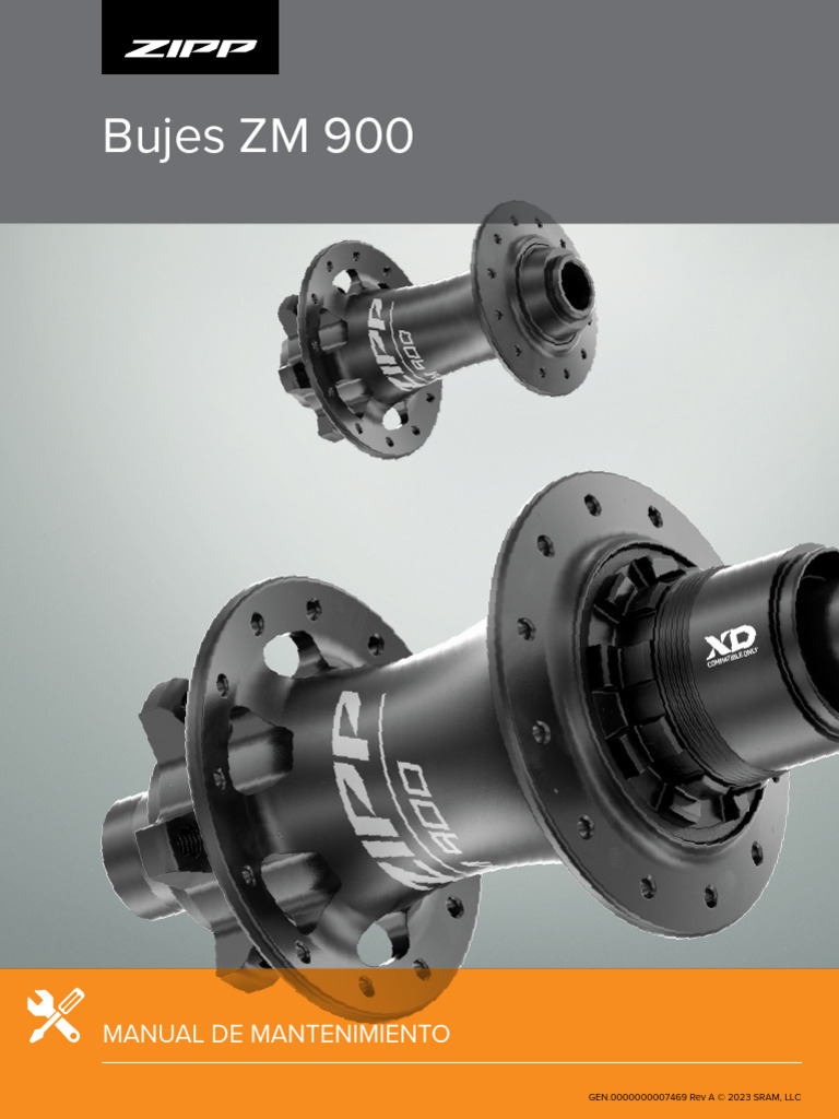 Bujes ZM 900 Manual de Mantenimiento | PDF | Rodamiento (Mecánico) | Eje