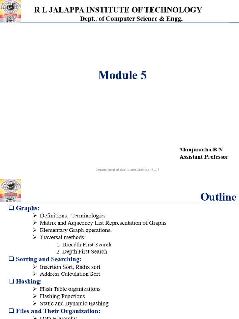 Module_5_DS | PDF | Vertex (Graph Theory) | Computer Data