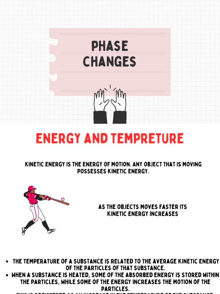 phase changes lesson 2 | PDF | Gases | Liquids