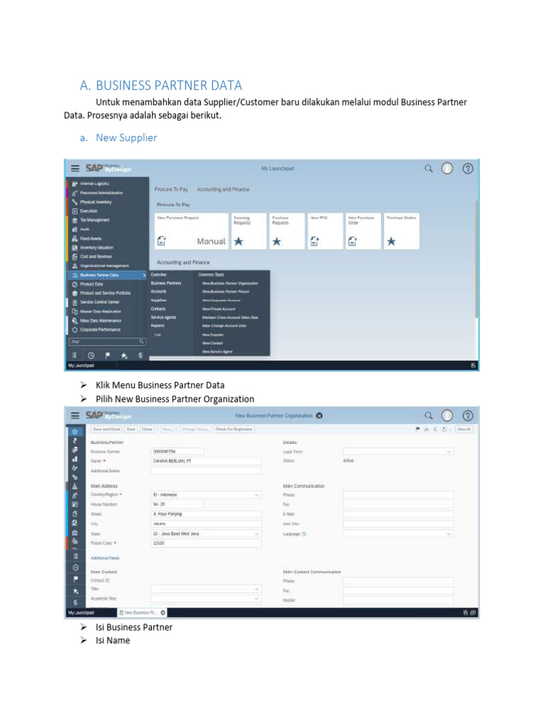Manual Guide Master Data | PDF
