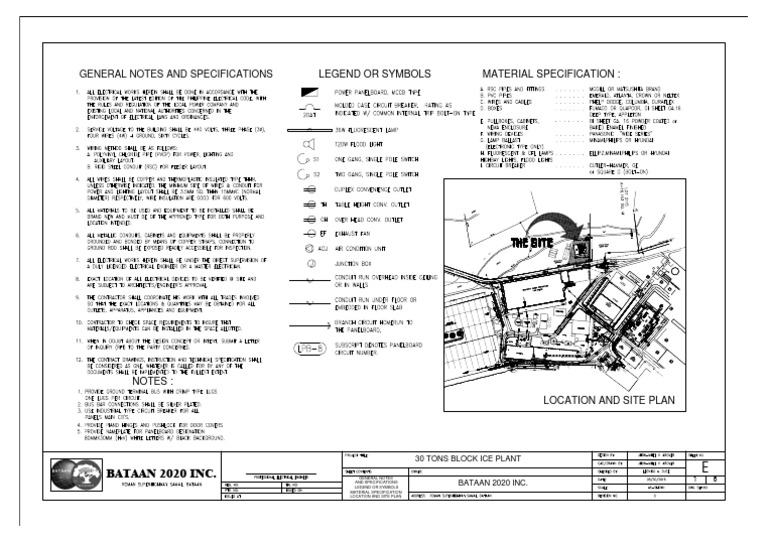 Legend or Symbols Material Specification:: General Notes and ...