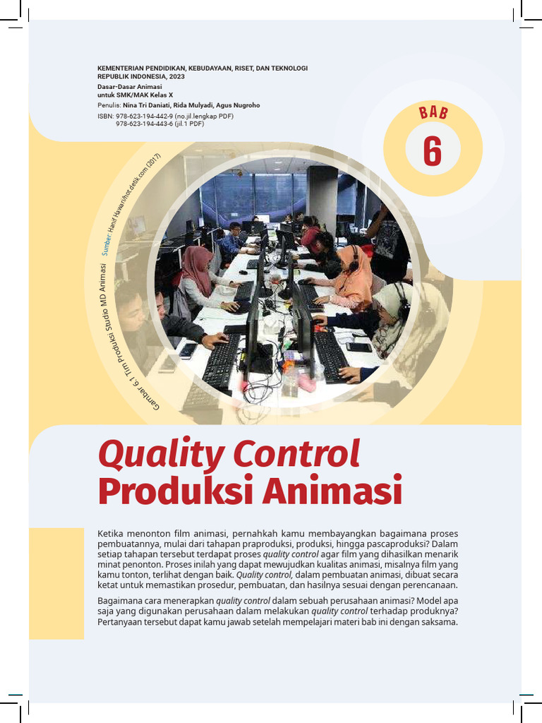 Book ANM 6 Quality Control Produksi Animasi | PDF