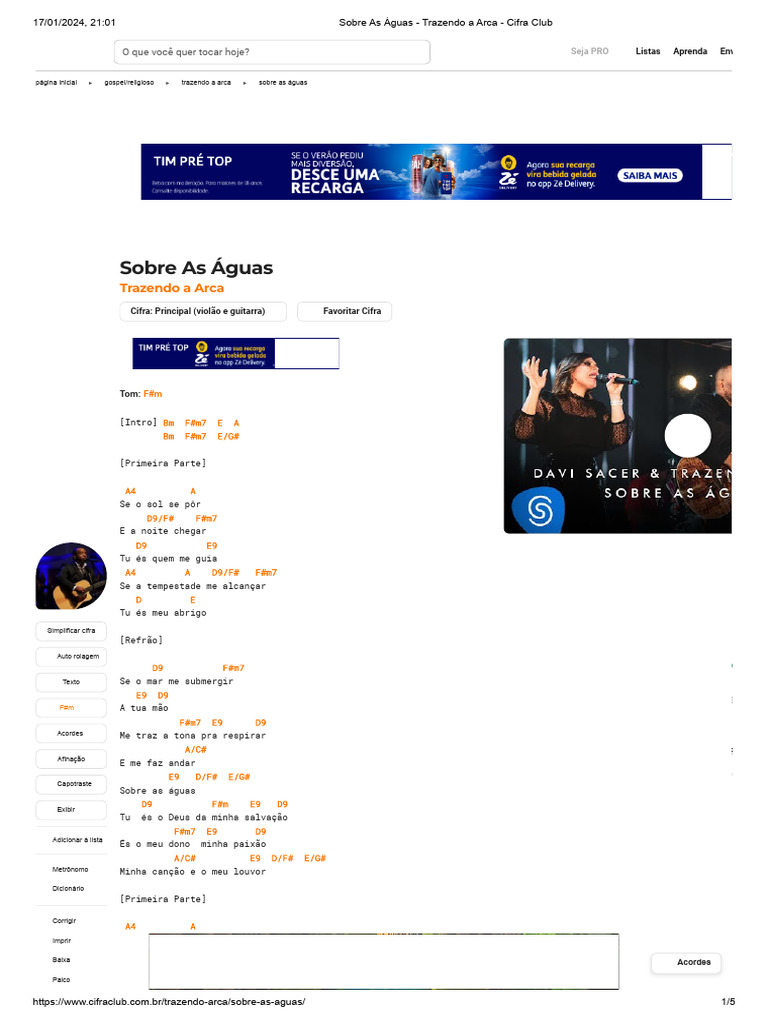 2 Sobre As Águas - Trazendo A Arca | PDF