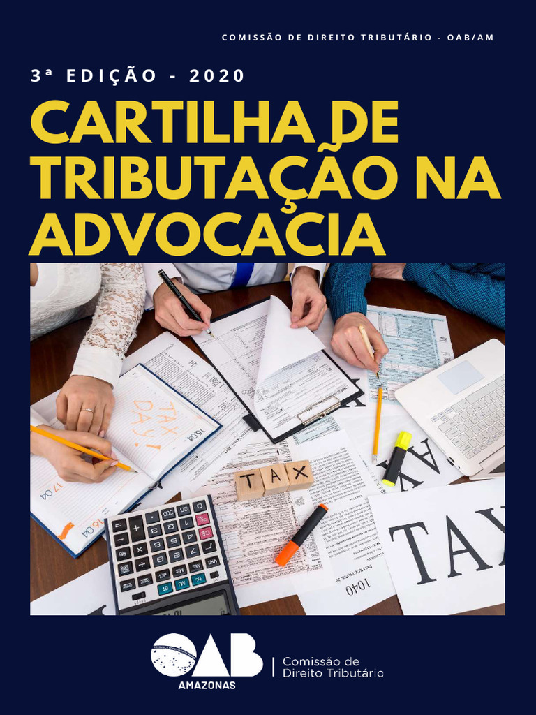3a Edicao Cartilha de Tributacao Na ADVOCACIA 2020 | PDF | Impostos ...