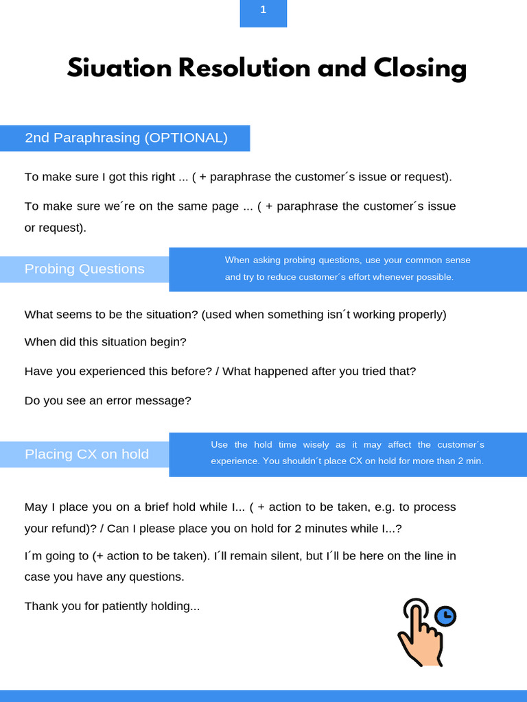 Situation Resolution and Closing | PDF | Cognitive Science | Cognition