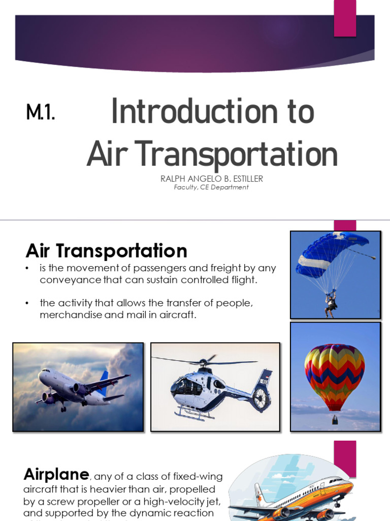 Airport Design Module 1 | PDF | Aircraft | Wright Brothers