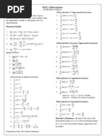 Differentiation CIE IGCSE Maths Extended Exam Questions 2025 | PDF | Mathematics | Geometry