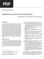 Sigmoidectomia Laparoscopica | PDF | Intestino grueso | Cirugía