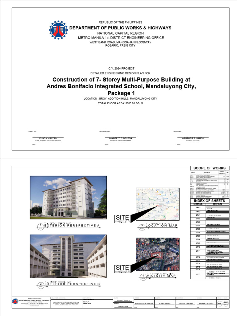 Approved 7 Storey Structural and General Notes | PDF | Metro Manila ...