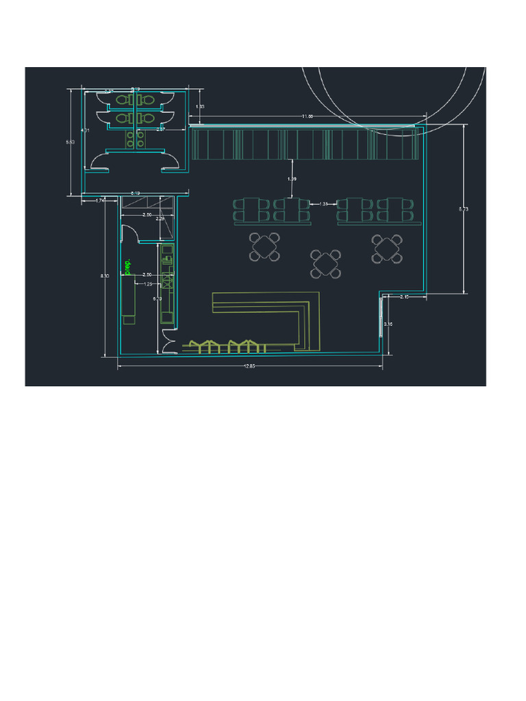 Planos de Cafetería | PDF