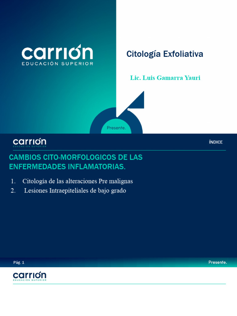 Cambios Cito-Morfologicos de Las Enfermedades Inflamatorias. 1 | Descargar gratis PDF | Nucleo ...