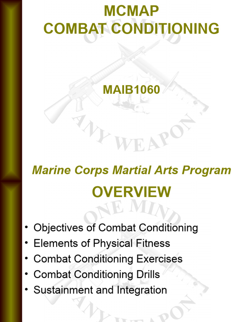 060 MCMAP Combat Conditioning - Media - 2015 | PDF | Physical Fitness ...
