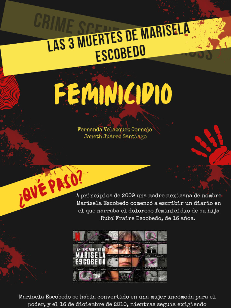 Las 3 Muertes de Marisela Escobedo | PDF | Asesinatos | Chihuahua (estado)